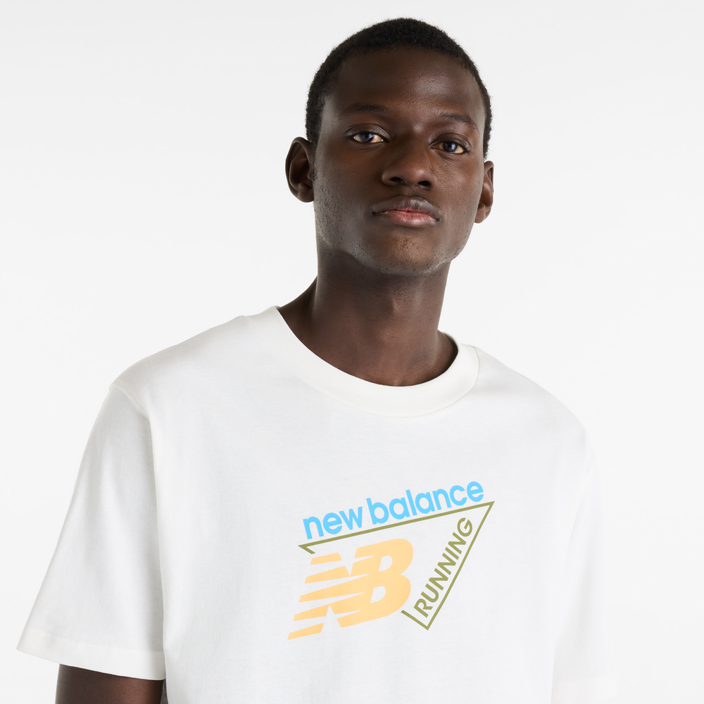 Pánské tričko New Balance MT61N1YVSST – bílé
